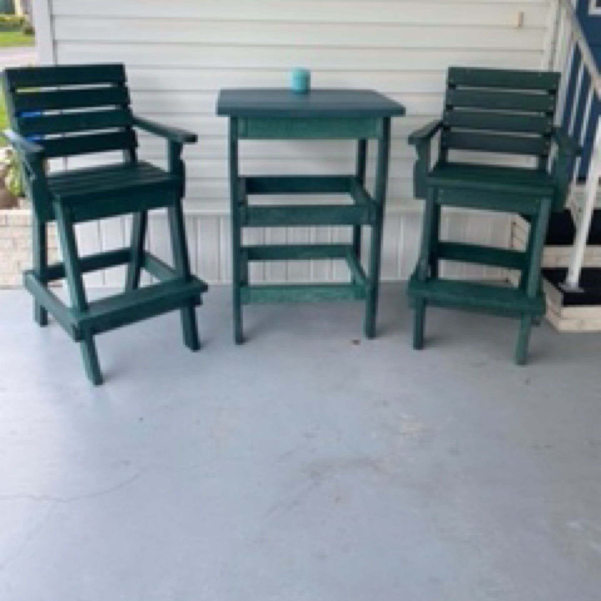 High Top Bar Table +2 Chairs | Embroidery, Personalized Gifts ...